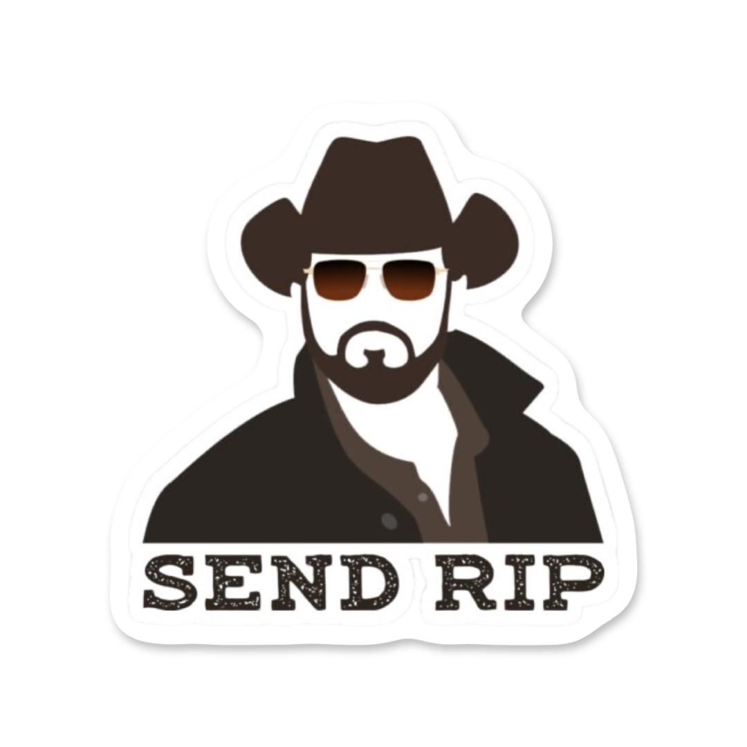 Yellowstone - Send Rip| Sticker Apple